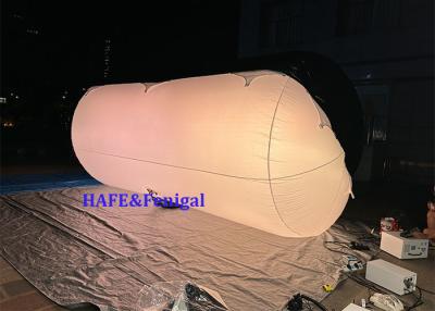 China 1.8kw Tube Helium Air Filled Bi Color LED DMX CRMX Control Balloon Lights Film for sale