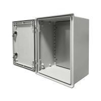 China Electrical Outdoor Distribution Fiberglass Enclosure Box Powder Coating 300x250x140mm for sale