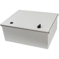 China Outdoor FRP IP66 Waterproof  Reinforced Fiberglass Enclosure Box 400*400*200mm for sale