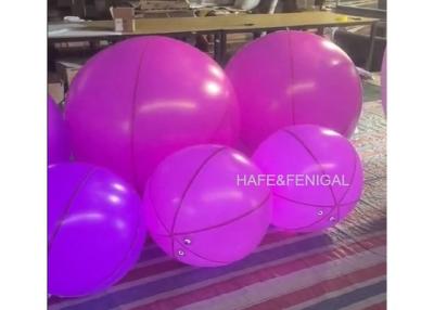 China Light Up Concerts Interactive Purple Pink Balloon Lights for sale