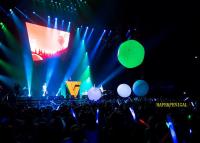 China 1m 80cm 50cm RGB LED Glow Balls Perfect For Large Crowd Events Concerts Music Festivals for sale