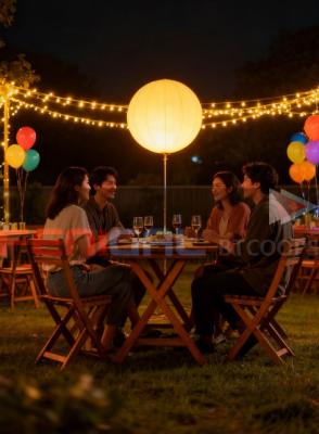 China Muse Series Inflatable LED Moon Balloon Light 400W 160cm - Create an Atmosphere-Enhancing Essential for Events for sale