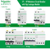 China Acti9 MCB Schneider Electric Miniature Circuit Breaker 6~63A, 1P,2P,3P,4P,DPN for electrical distribution for sale