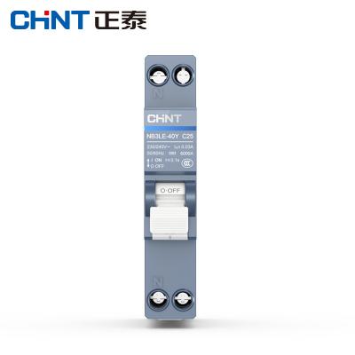 China 18mm Earth Leakage Industrial Circuit Breaker 10~40A 1P+N For AC230/400V for sale