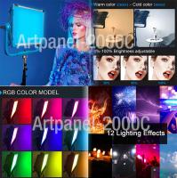 China RGBW Soft Panel LED Studio Lights 200 Watt Photography Fill Light TV Film for sale