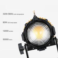 China 80W Spotlight LED Studio Lights Dual Color Temperature Control With Hight CRI Index for sale