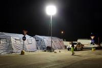 China White RGB No Glare LED Lights 200/400/600/800w , Construction Site Lighting 120/230V 6000sqm for sale