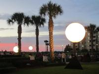 China DMX And Dimmable Moon Balloon Light , Led Balloons For Outdoor Events for sale