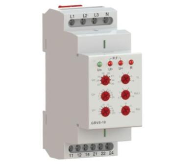 China 3 Phase Voltage Monitoring Relay Reset Time 0.1s-10s for sale
