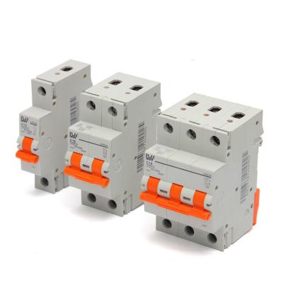 China G60 G100 1P 2P 4P Three Phase Mcb 6KA 10kA 230V IEC60898 for sale