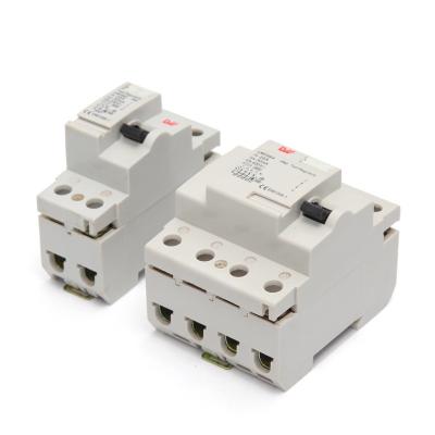 China 100A 30mA 2P 4P 230V/400V IEC61008 RCCB Industrial Circuit Breaker for sale