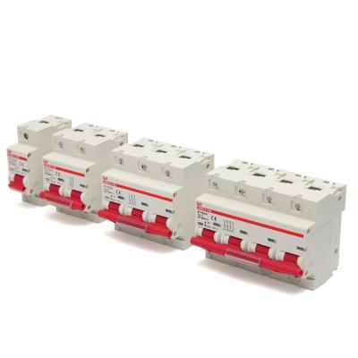China Thermal Magnetic 1P 2P 3P 4P Mcb Circuit Breaker NC100 125A 10kA D Curve for sale
