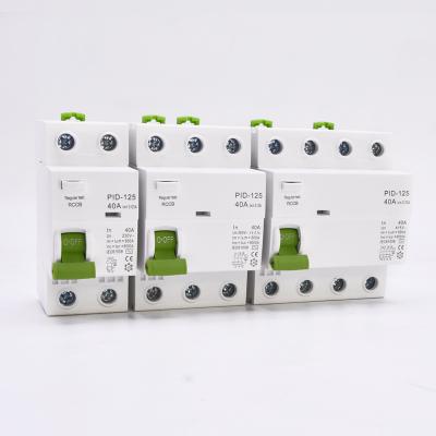 China Over Current Protection CCC 300mA 100mA RCCB 4 Pole for sale
