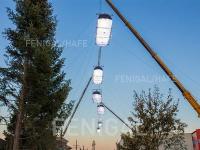 China Rig Mount Crane Hanging Film Lighting Balloons HMI 16K Or LED RGBW for sale