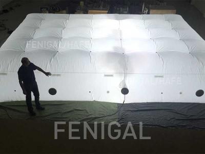 China Cube lighting balloon with LED DMX512 control indoor oroutdoor use 5x5x1m for sale