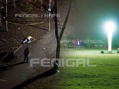 China Metal Halide 400w 360 Deg Inflatable Light Tower for sale