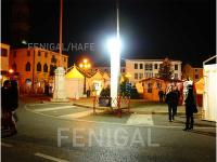 China Traffic Construction Road Checkpoint Temporary 120v Inflatable Light Tower 4m 14 Ft Height for sale