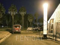 China Large Area Illumination Multi Purpose 6m Inflatable Lighting Tower For Engineering Construction for sale