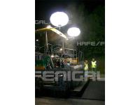 China Highway Pavement Construction Safety Glare Free Inflatable Lighting Balloon 360 Degree Illumination for sale