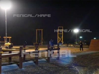 China Night Training Tripod LED Balloons Lighting For Police Military 500W 230V for sale
