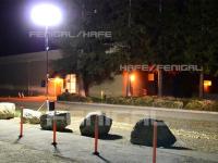 China Night Training Tripod LED Balloons Lighting For Police Military 500W 230V for sale
