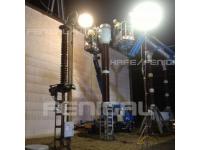 China 360 Degree Illumination Tripod Balloon Light 2000w For Night Worksite 230v for sale