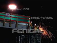 China Tripod lighting balloon LED400w for safety illumination at construction site for sale