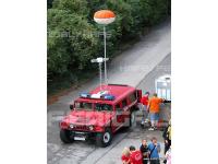 China Backpack Portable Tripod Balloon Light With DC24 / 48v Battery For Rescue for sale