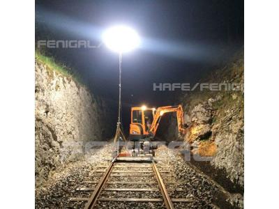 China Glare Free Safety Tripod LED Balloon 360deg Illumination Lighting 230V 400w for sale