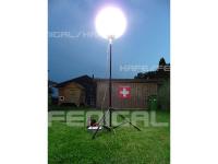 China Construction 2000w Moon Balloon Light For Large Area Illumination for sale
