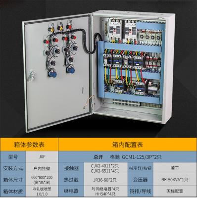 China SECC Electrical Power Distribution Box Rainproof 3 Phase Power Distribution Board for sale