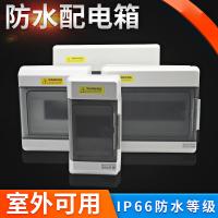 China 32A IP65 Outdoor Distribution Box With Transparent Door for sale