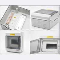 China 32A IP65 Outdoor Distribution Box With Transparent Door for sale