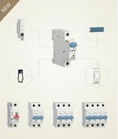 China SL7-63N Medium Voltage Industrial Circuit Breaker PC Thermal Formed for sale