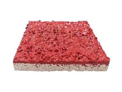 China Hybrid Plastic Running Track High Elasticity Running Synthetic Track 13mm for sale