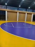 China Silicone PU Sports Flooring ITF Certified Polyurethane Sports Flooring 3mm - 8mm for sale