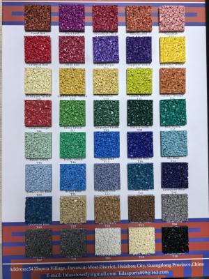 China UV Resistant EPDM Rubber Granules 1mm - 4mm EPDM Color Granules For Playground Surface for sale