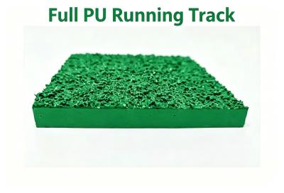 China Ultimate Resilience PU Running Track Green Polyurethane Sports Surfaces for sale