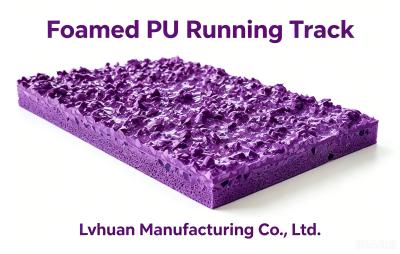 China Competition Grade Synthetic Running Track Foamed Polyurethane Running Track Microfoam Resilience for sale