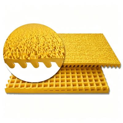 China 8mm - 13mm Prefabricated Running Track Yellow Custom Running Track For Tight Schedules for sale