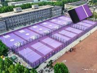 China High Durability Acrylic Hard Court System 1.2mm - 1.5mm Hard Court Surface for sale