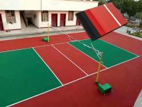 China Eco Friendly Acrylic Hard Court System Recycled Tennis Court Surface 1.0mm - 1.2mm for sale