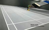 China Elastic Cushioned Acrylic Surface 3mm - 5mm Acrylic Court Surface For Tight Deadlines for sale
