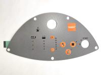 China Clear LED Windows Tactile Metal Dome Switch 6 Layers Polyester With Long Lifespan for sale