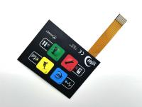China Corrosion Resistant Dome Membrane Switch 0.3MM Pitch Custom Membrane Keyboard for sale