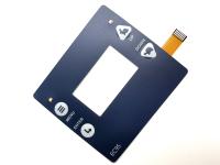 China UV Resistant Waterproof Membrane Switch High Flexibility 1.0MM Pitch For Outdoor Controller for sale