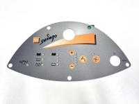 China Glossy Surface Custom Membrane Switch Panel 0.8mm Thickness With LED Pillow Embossed for sale