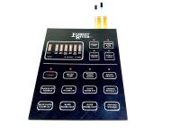 China Energy Efficient Backlit Membrane Switch Long Lifespan Customizable 1.25MM Pitch for sale