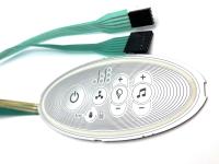 China EL Backlight Membrane Keypad Membrane Keypad Custom Highly Effective For Electric Fan for sale