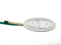 China EL Backlight Membrane Keypad Membrane Keypad Custom Highly Effective For Electric Fan for sale